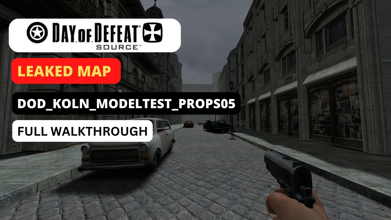 Leaked Day of Defeat: Source map - dod_koln_modeltest_props05 - YouTube