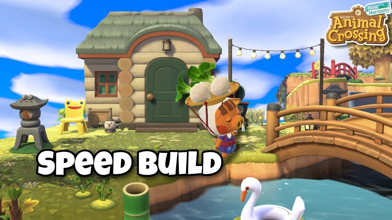 Tad's Yard 🐸 | Speed Build | Mosswood | Animal Crossing: New Horizons ...