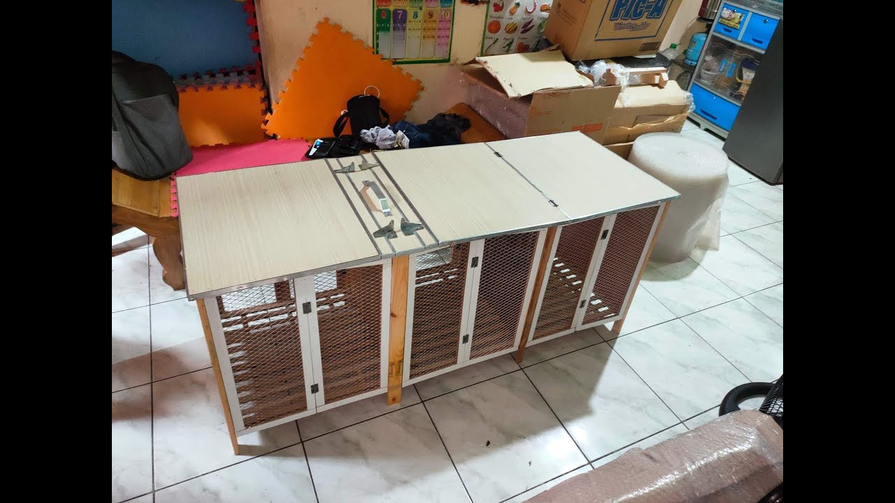 FOLDING CAGE TRIO ( ALUMINUM SCREEN) - YouTube