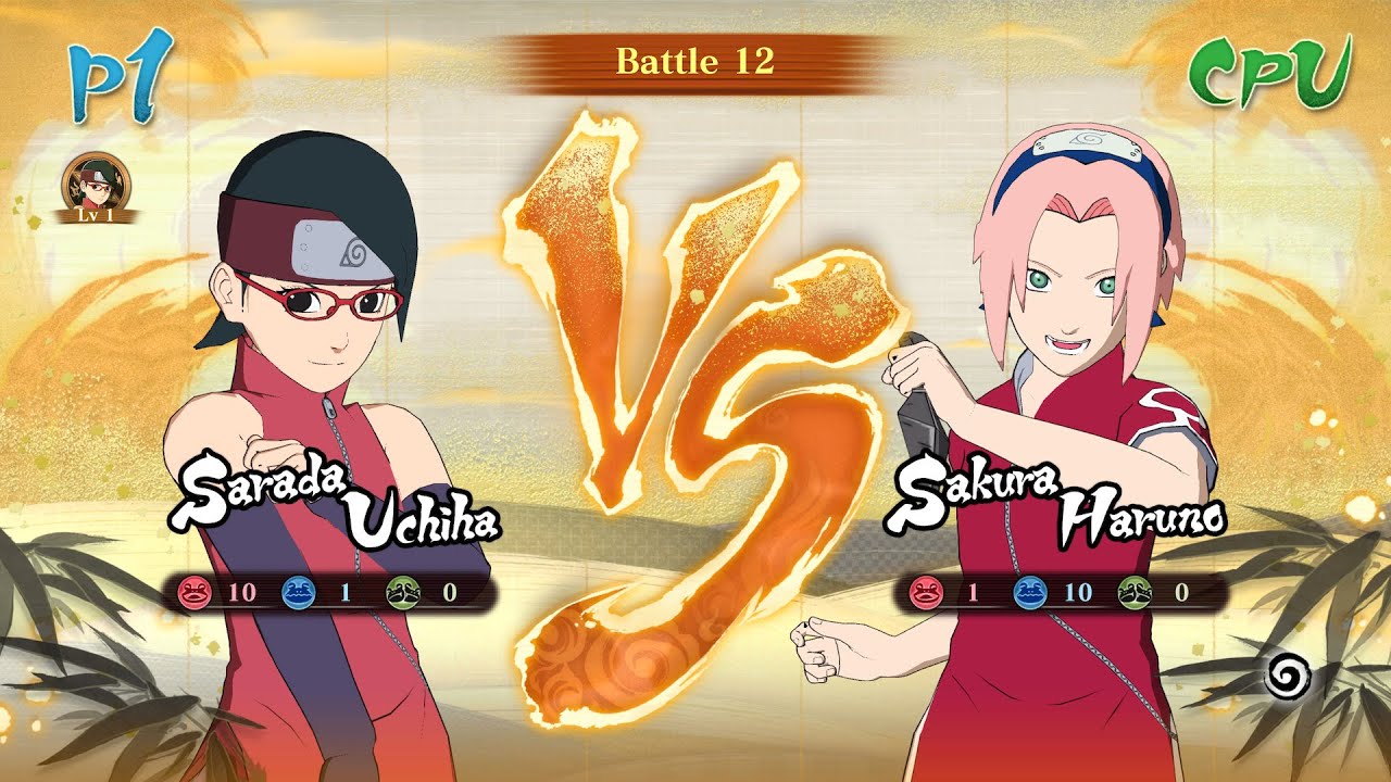 Sarada vs Sakura (Part 1) - Naruto X Boruto Ultimate Ninja Storm ...