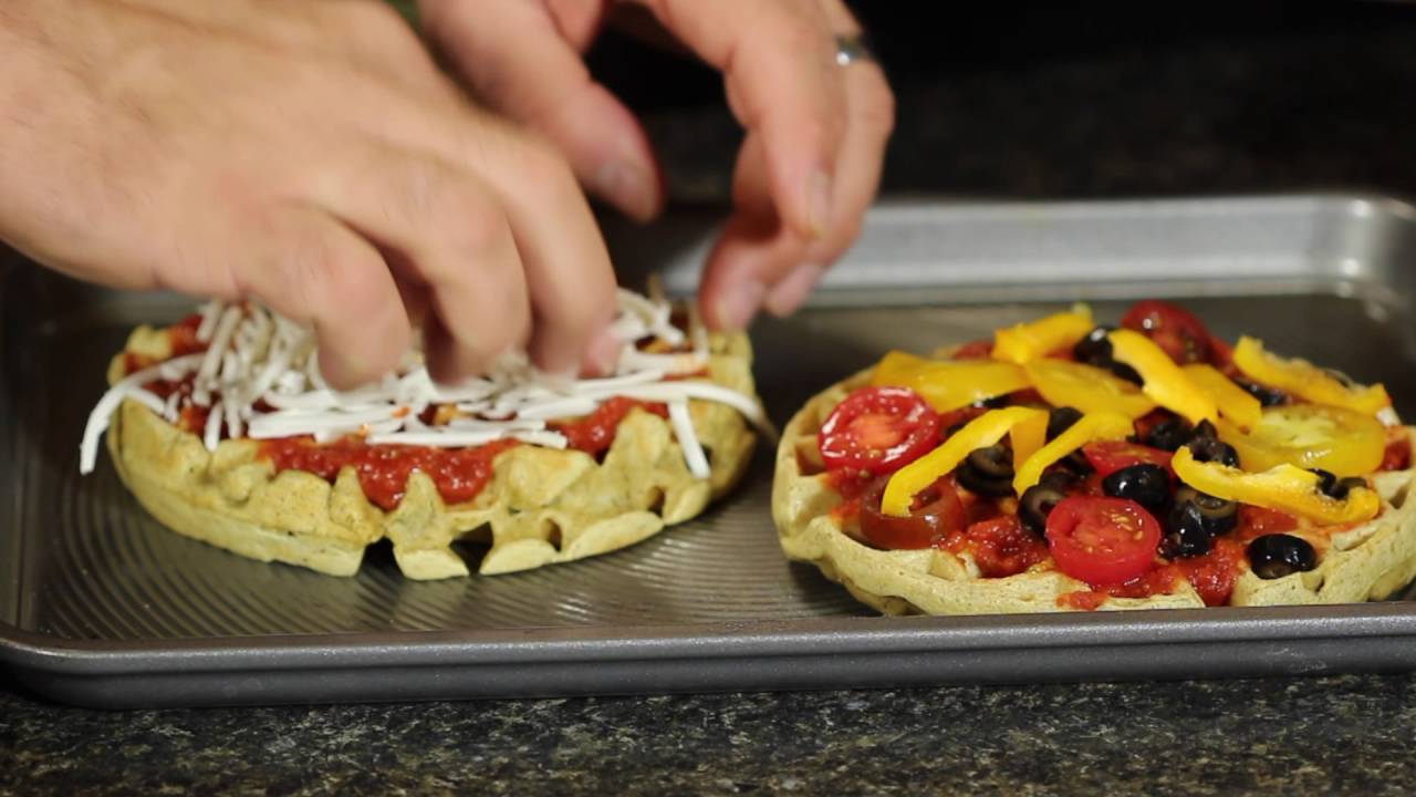Pizza Waffles - YouTube