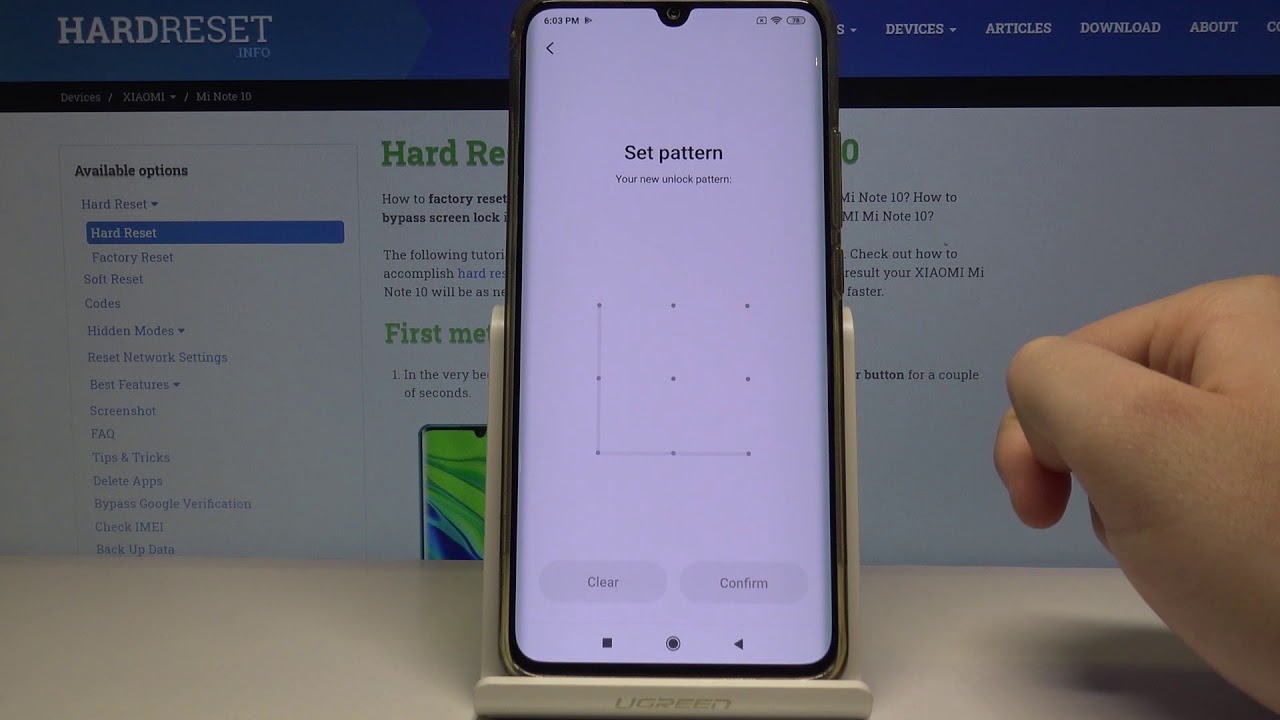 🔒 Unlock Your Xiaomi Mi Note 10's Potential: Changing Screen Lock ...