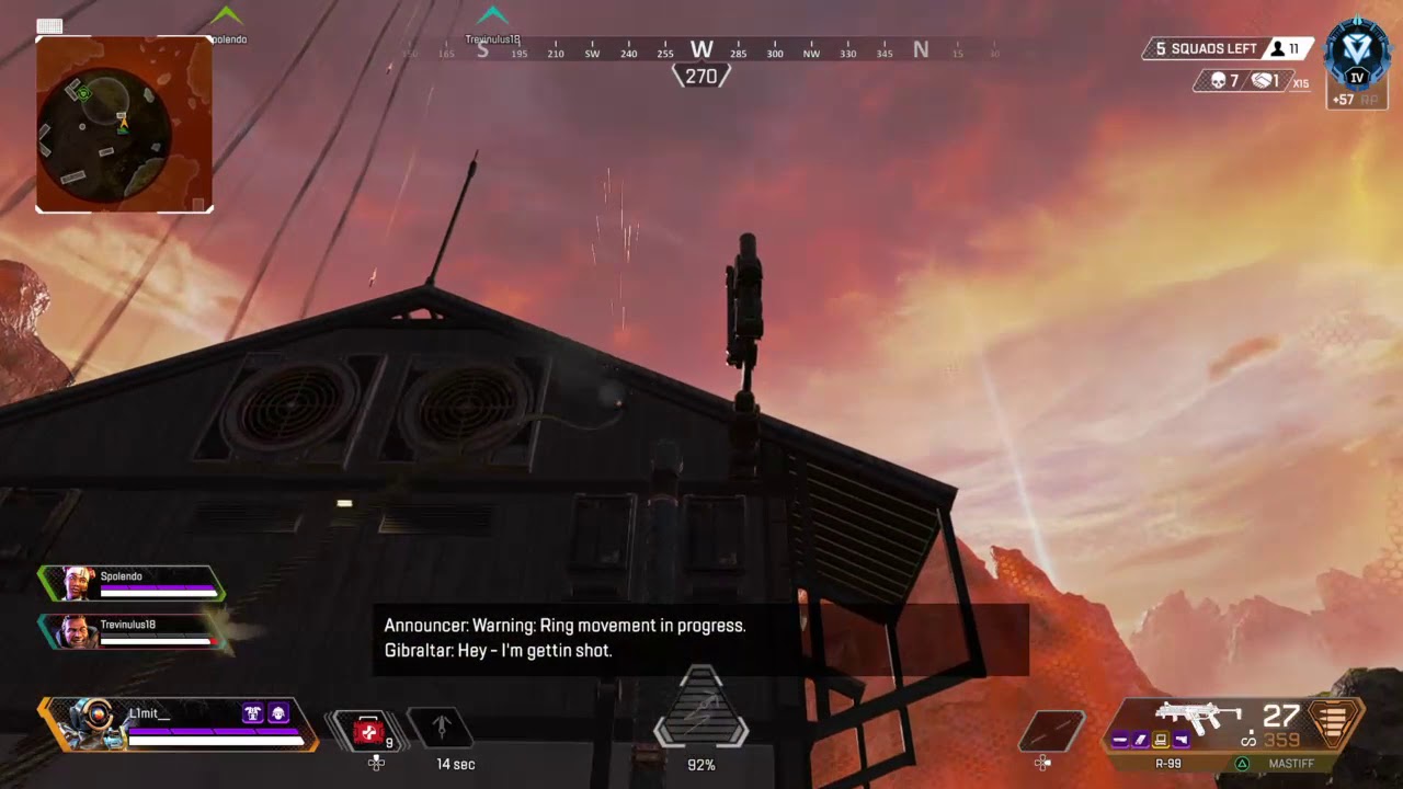 Apex Legends SICK ring ending - YouTube