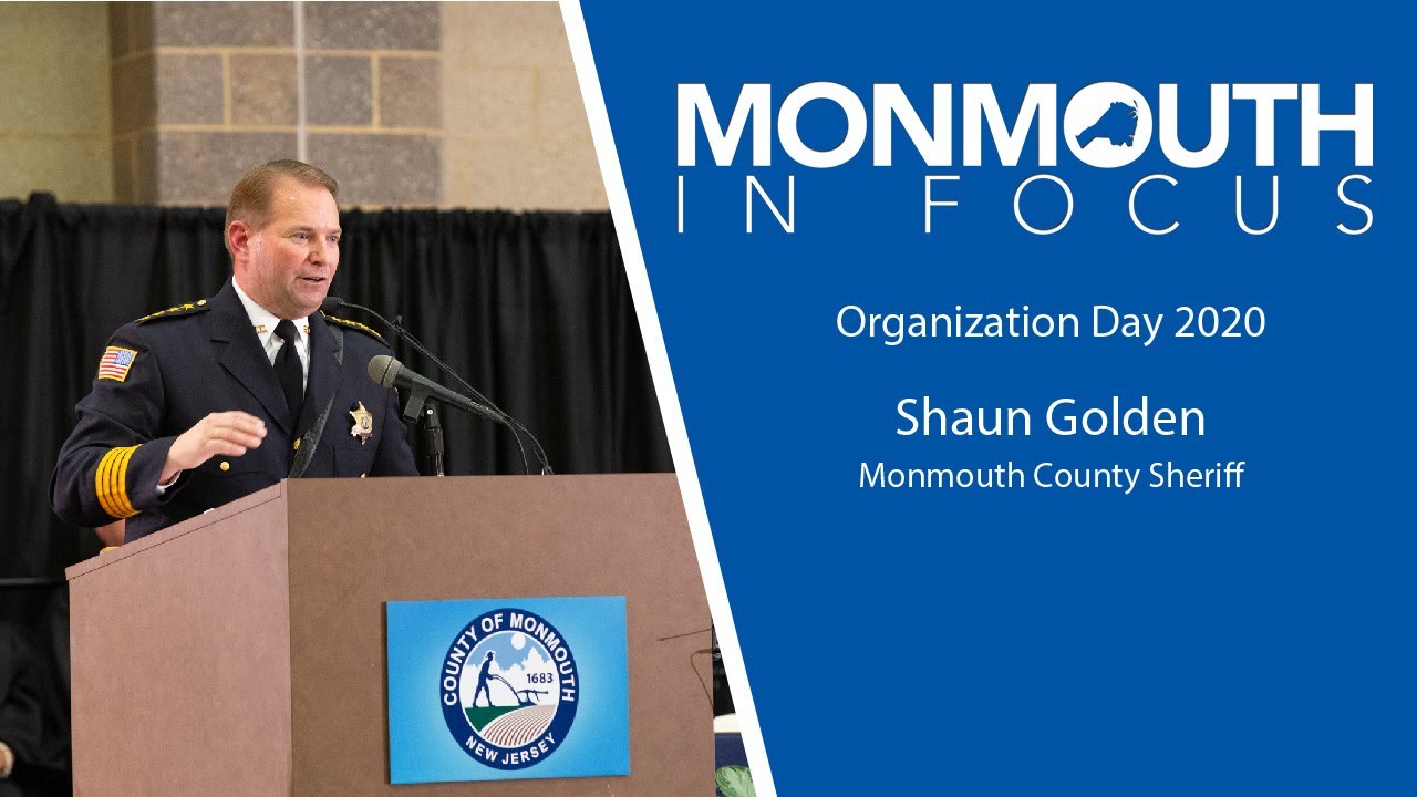 Monmouth in Focus: Organization Day 2020 - Sheriff Shaun Golden - YouTube