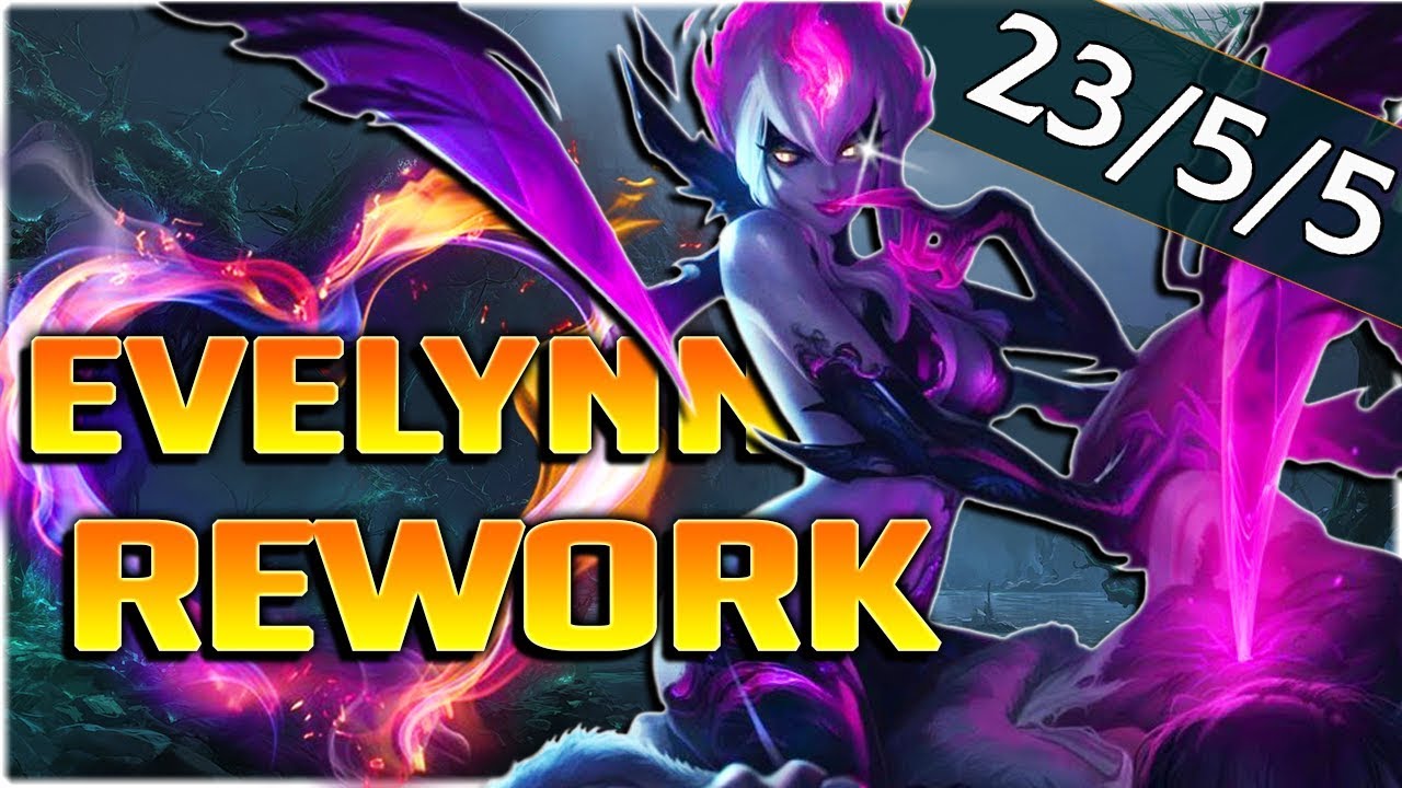 EVELYNN REWORK IS PRETTY GOOD!?! PBE REWORKED EVELYNN GAMEPLAY ...