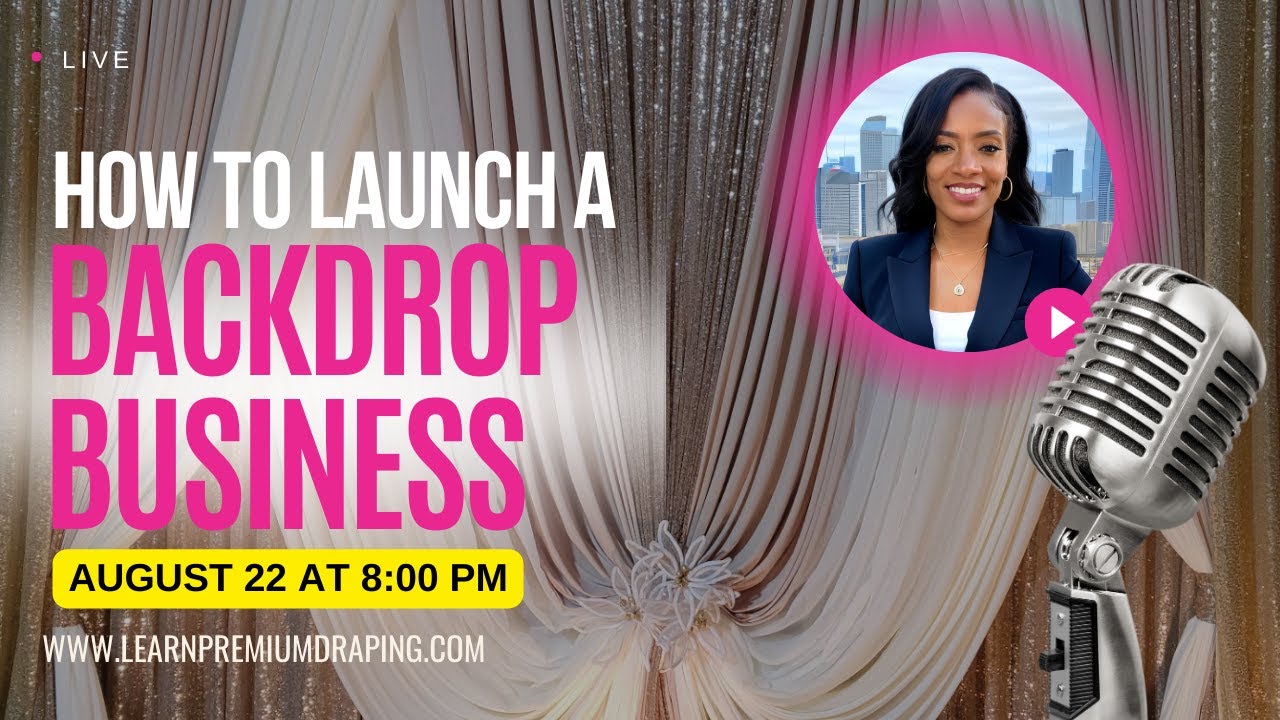 Unveiling the Secrets: Launch Your Event Draping Business with Ease ...