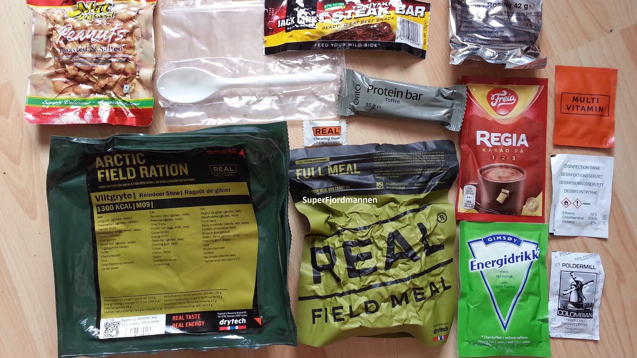 Norwegian MRE Arctic Field Ration Menu 09: Reindeer Stew - YouTube