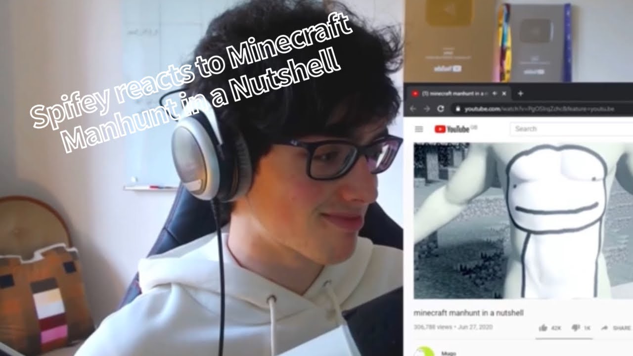 Spifey Reacts to “Minecraft Manhunt in a Nutshell” - YouTube