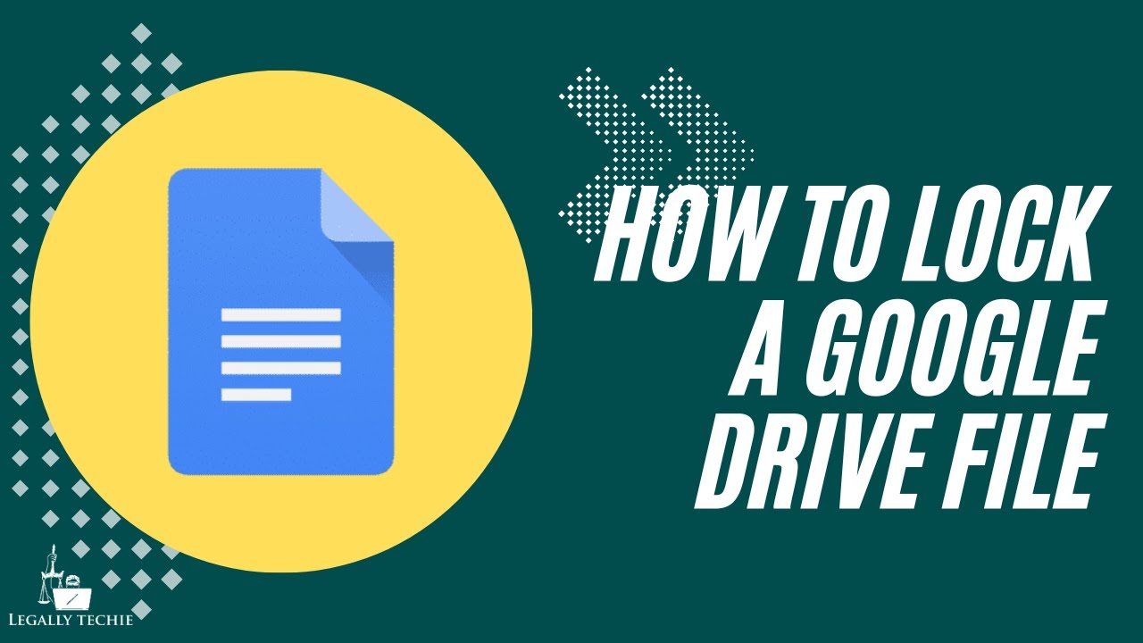 Google Docs for Law Firms | How to Lock Your Google Docs - YouTube