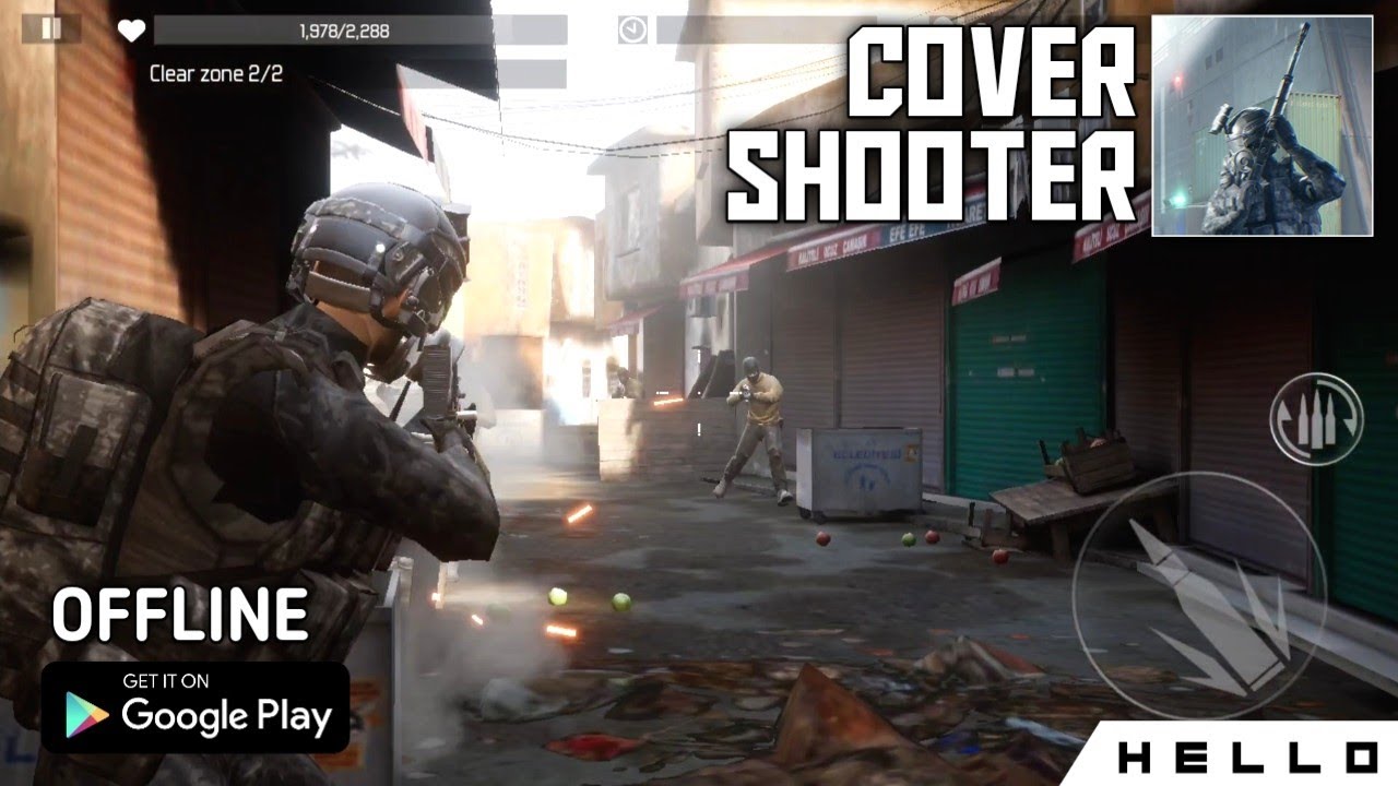 Cover Shooter | OFFLINE - 2022 Gameplay & Review ( Android ) - YouTube