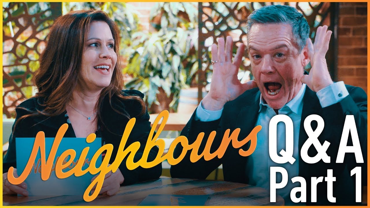 Neighbours Q&A - Jane Hall (Rebecca Napier) & Stefan Dennis (Paul ...
