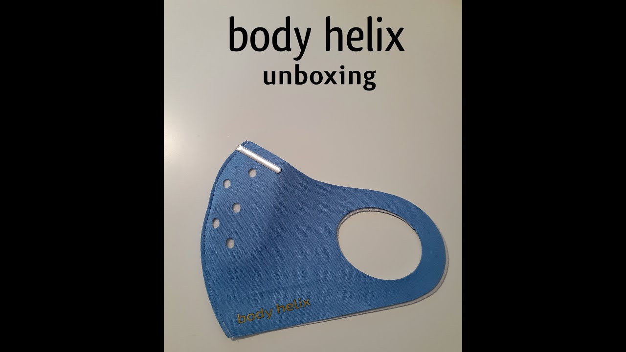 Body Helix face mask unboxing - YouTube