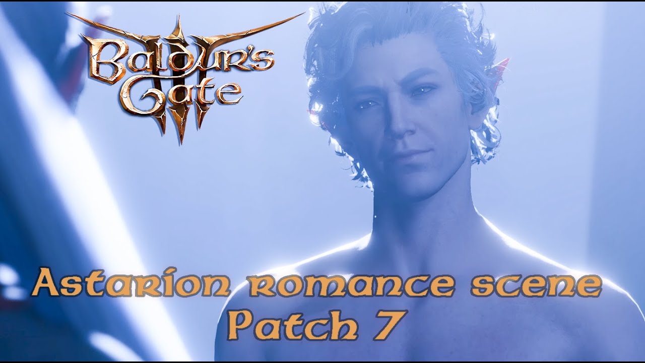 Astarion romance scene [Baldur's Gate 3] [Early Access] [Patch 7] - YouTube