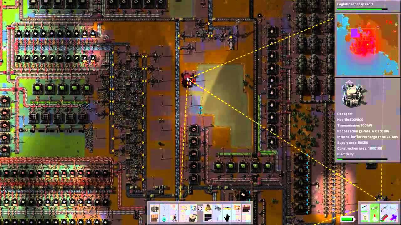 Let's Play Factorio - Part 34 - Coal Outpost and Roboport Coverage ...