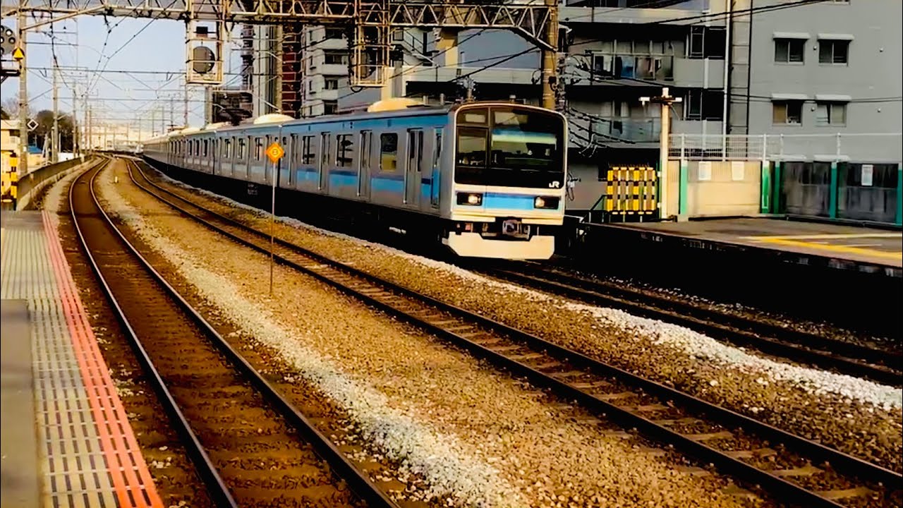 (E231系k6編成AT出場返却回送)e231系k6編成が新座駅1番線を通過するシーン - YouTube