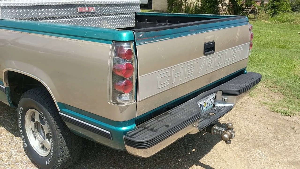 93 Chevy Silverado 1500 test drive - YouTube