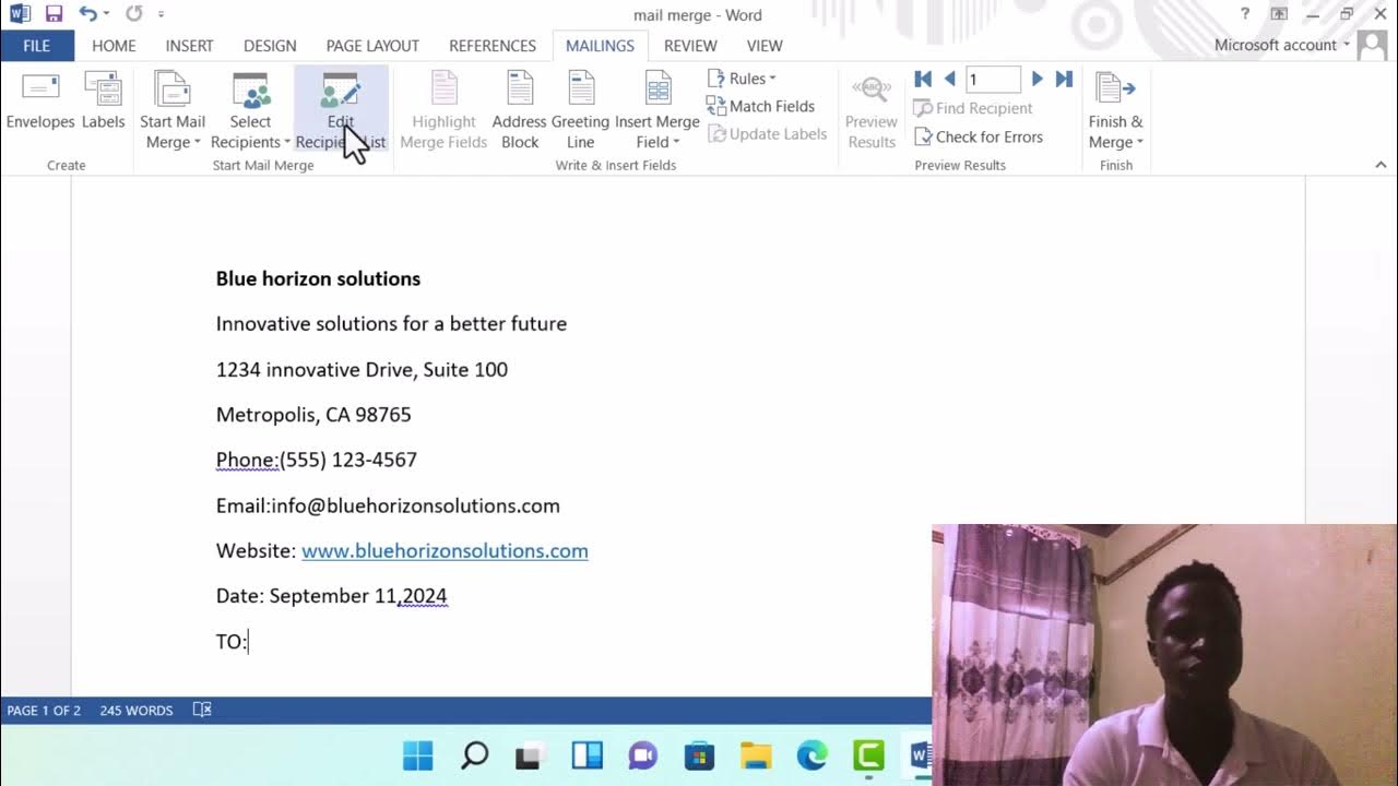 The Ultimate Mail Merge Tutorial for Beginners" - YouTube
