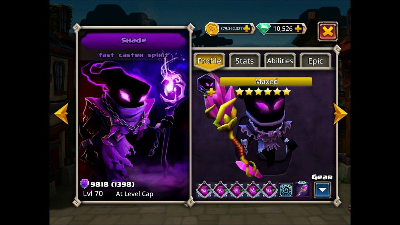 Dungeon Boss Hero Rune Guide - Shade - YouTube