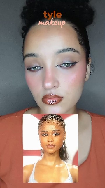 Tyla makeup 💕 #makeup #youtubeshorts #trending #makeuptutorial #tyla ...