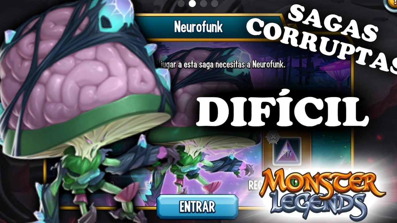 LA SAGA NEUROFUNK VERSIÓN (DIFÍCIL)// MONSTER LEGENDS - YouTube