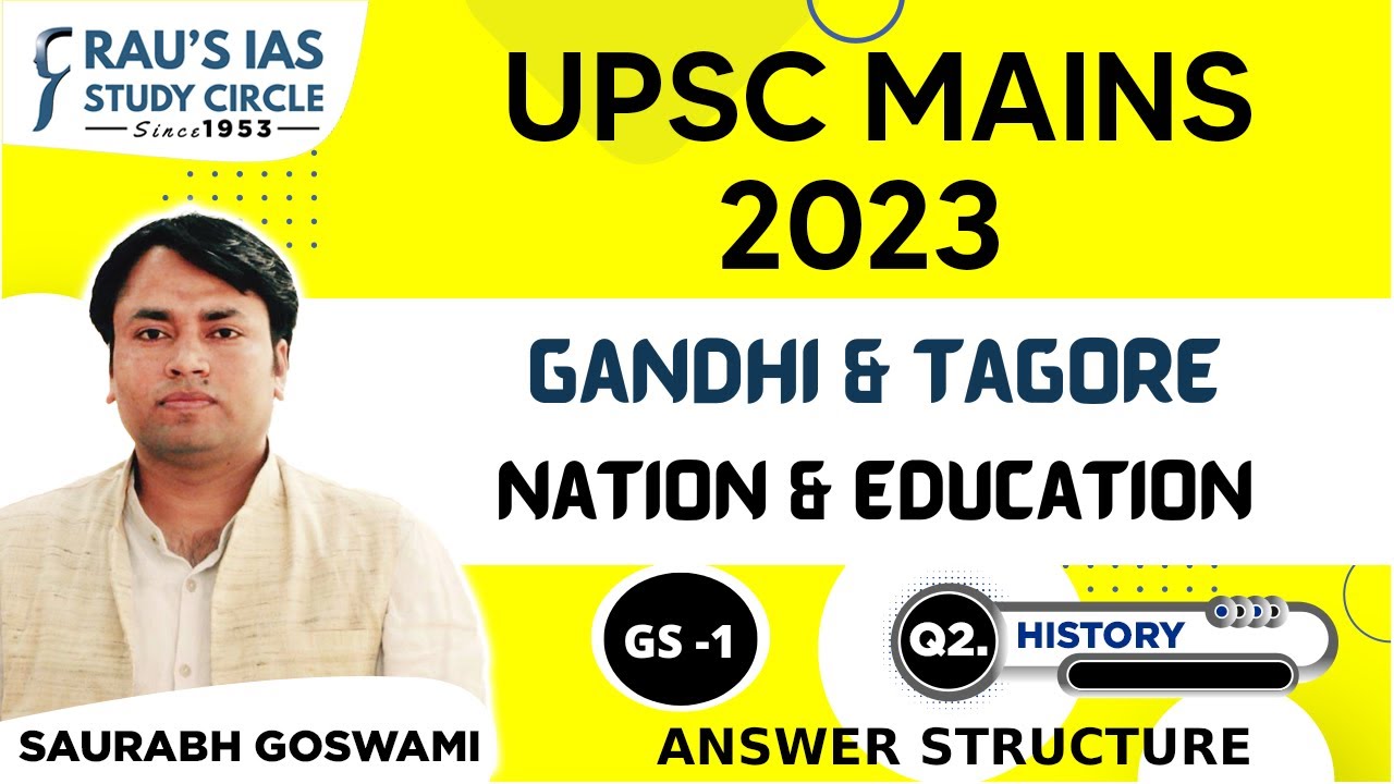 Gandhi Tagore Nation And Education History UPSC CSE Mains 2023 gandhi-tagore-nation-and-education-history-upsc-cse-mains-2023