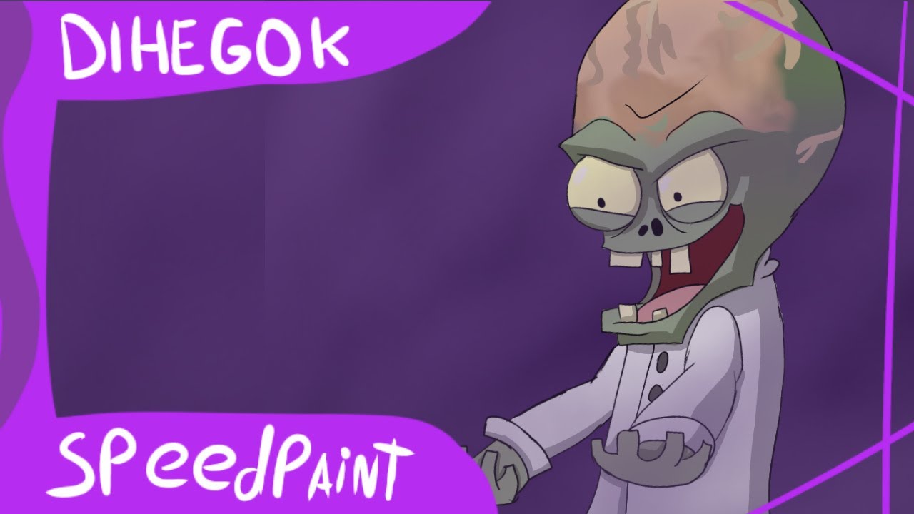 PvZ | Dr Edgar Zomboss | Speedpaint | - YouTube