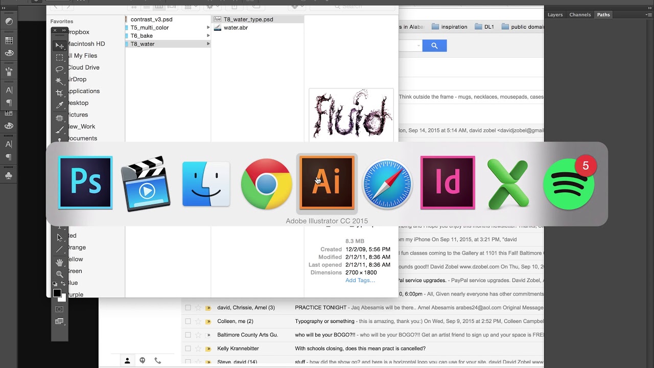 Export Paths from Photoshop to Illustrator - YouTube