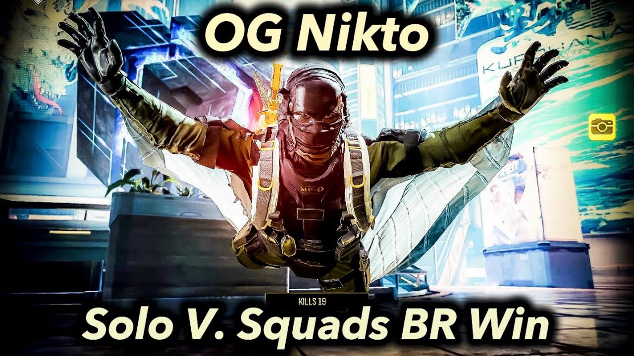 19-KILL Solo V. Squads BR Win With Nikto | CoDM Season 8 - YouTube