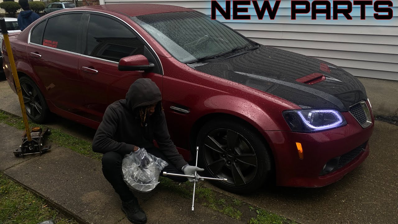 Straight Piped G8 Gets New Cold Air Intake And Slotted Rotors! - YouTube