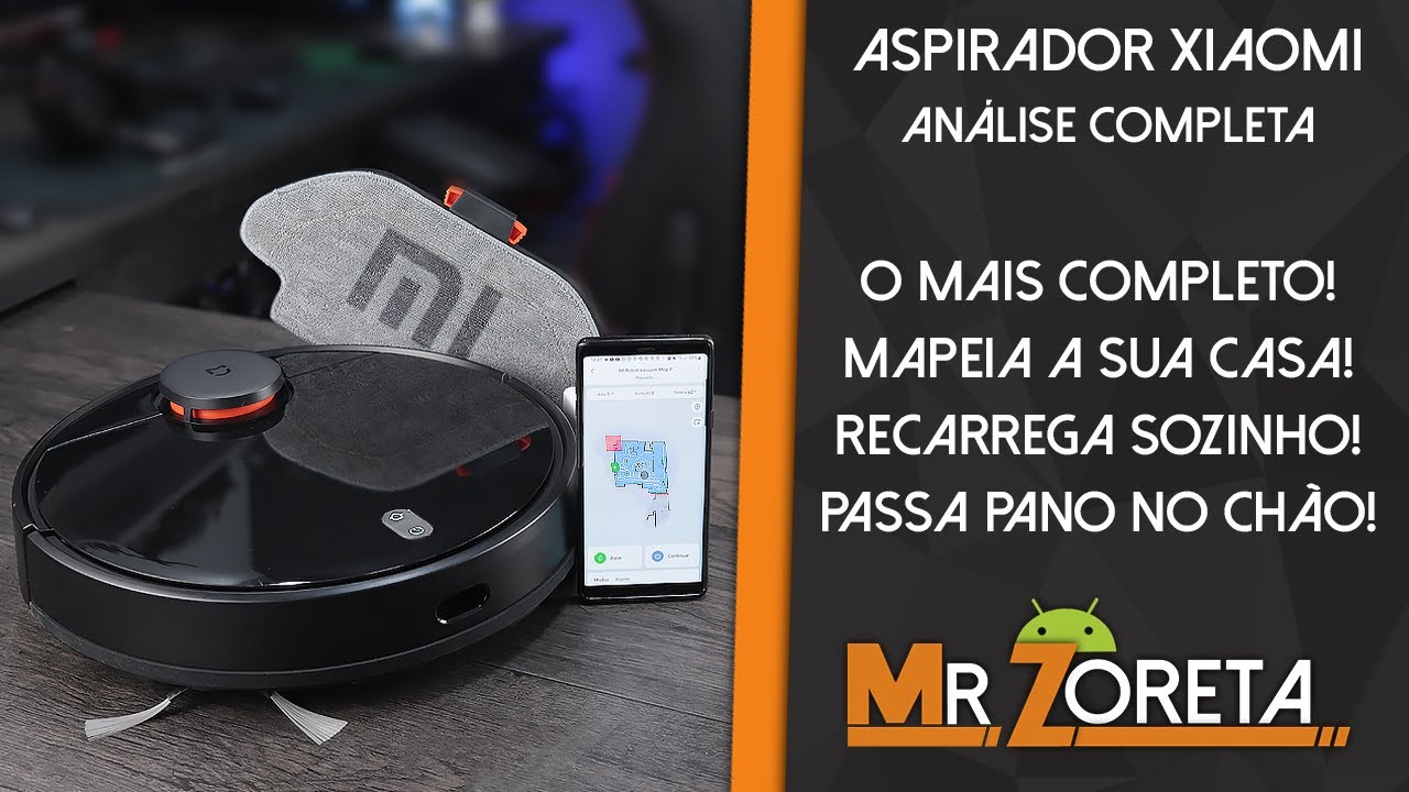O MELHOR Robô da XIAOMI! Esse Aspira e passa PANO DE CHÃO! Além de ...