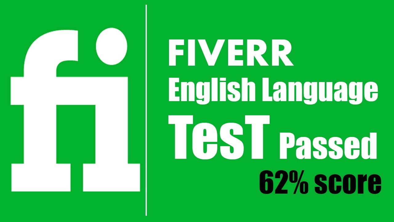 How to Pass Fiverr English Language Test | 62% score | 2020 - YouTube