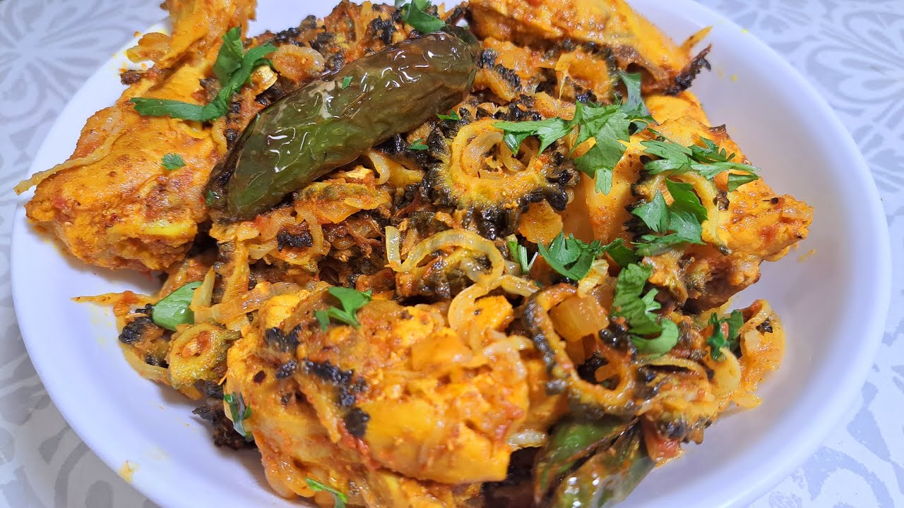 Karela Gosht | Chicken With Bitter Gourd | How To Make Perfect Chicken ...