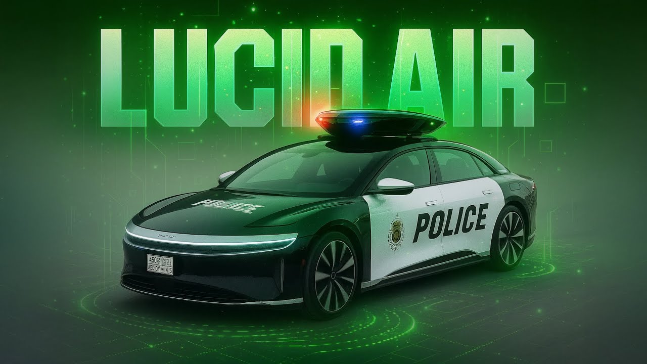 Lucid Air Joins Saudi Police: The Future of Electric Pursuit Vehicles ...