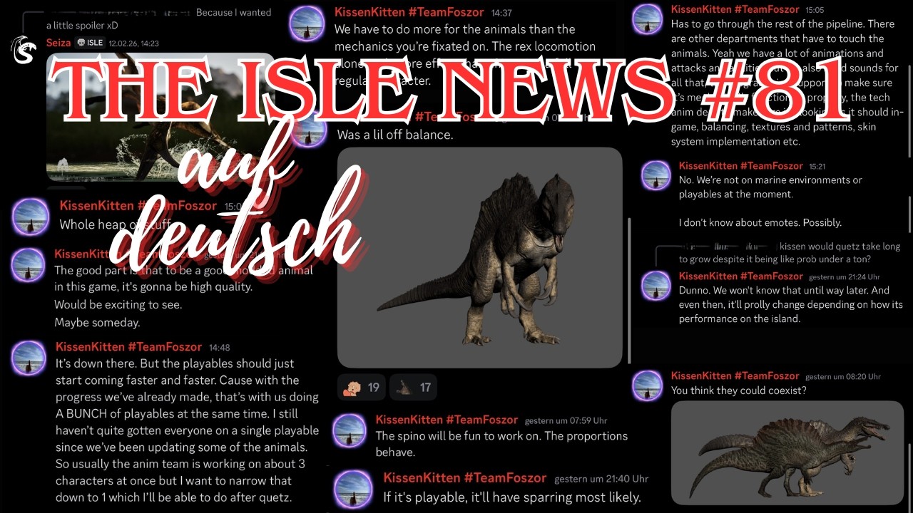 The Isle News #81: Anky, Austro, Marine, Mods, neuer Trailer, Rex ...