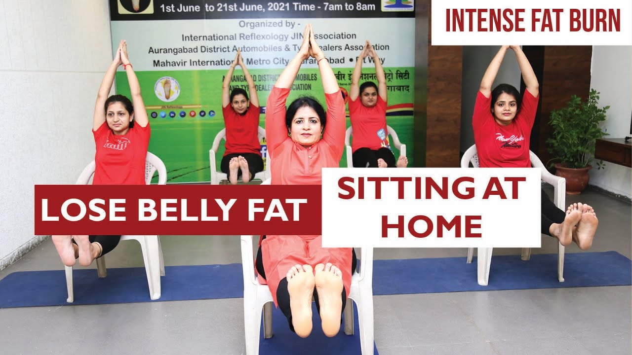 CHAIR WORKOUT | AB WORKOUT | SEATED CARDIO WORKOUT - Lose Instant Belly ...