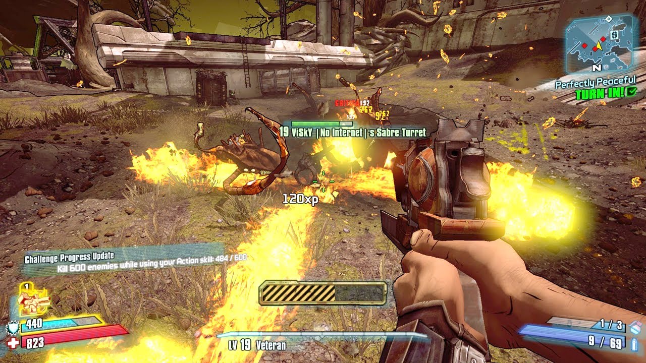 Slow Motion PhysX Demo - Borderlands 2 - YouTube