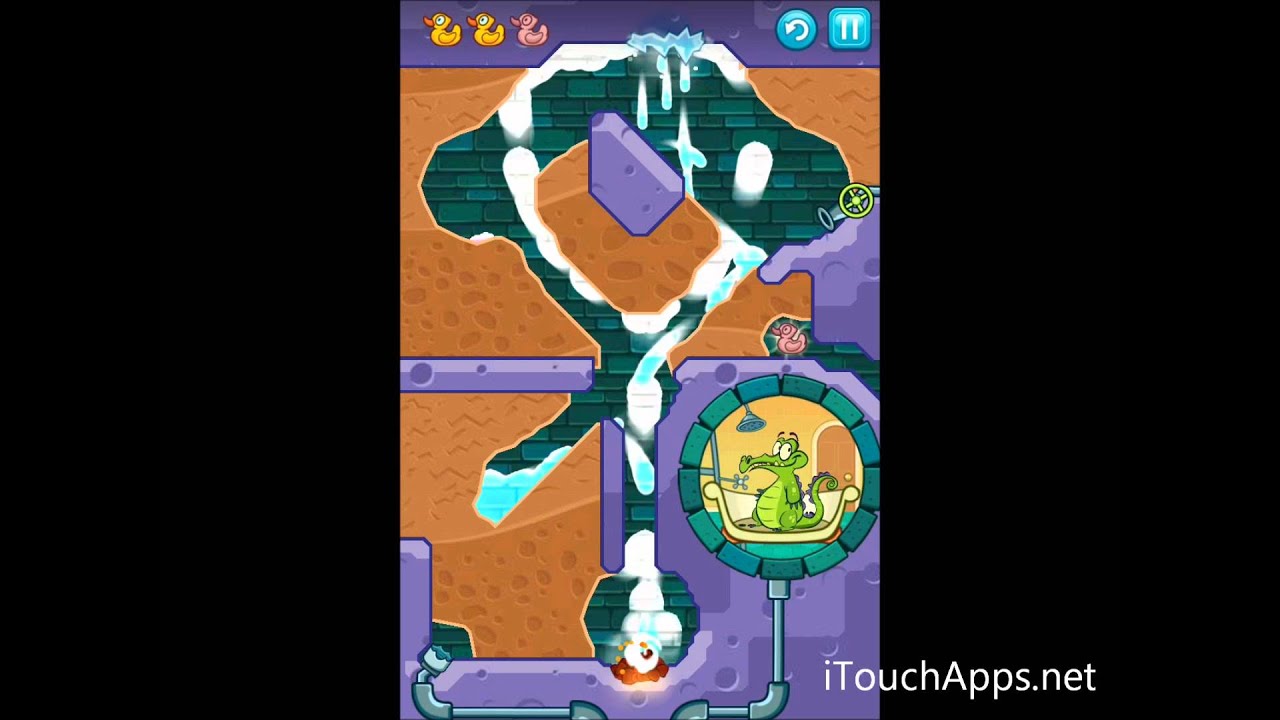 Where's My Water Level 6-17 Jumping Gigawatts Solution/Walkthrough ...