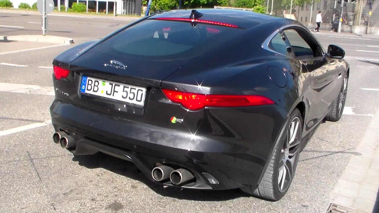 Jaguar F-Type revs & sound HD - YouTube