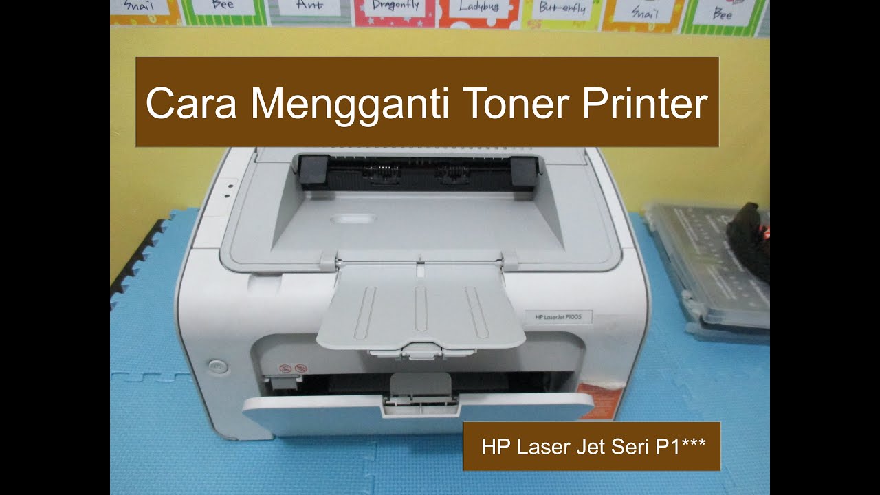 Cara Mengganti Toner Printer HP Laserjet - YouTube