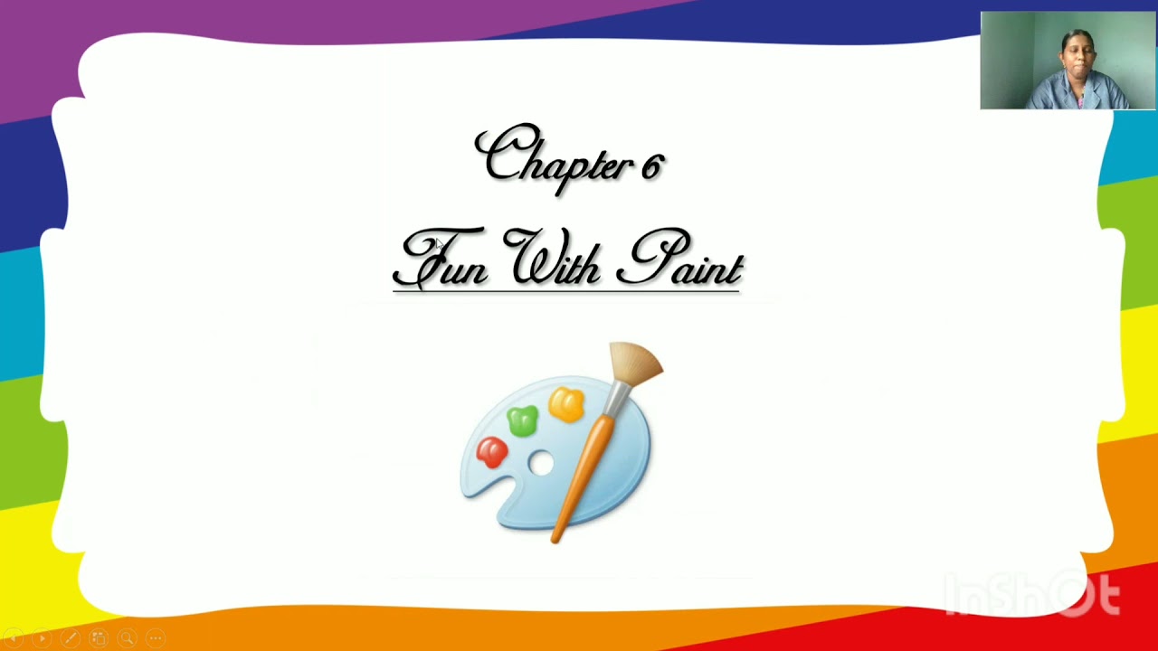 Class-1 chapter-6 fun with paint - YouTube
