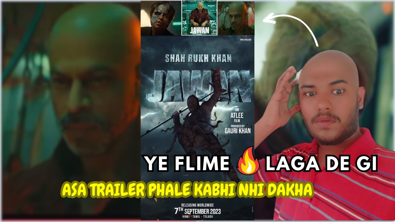 Jawan Official Preview Reaction | Reaction by Owais - YouTube