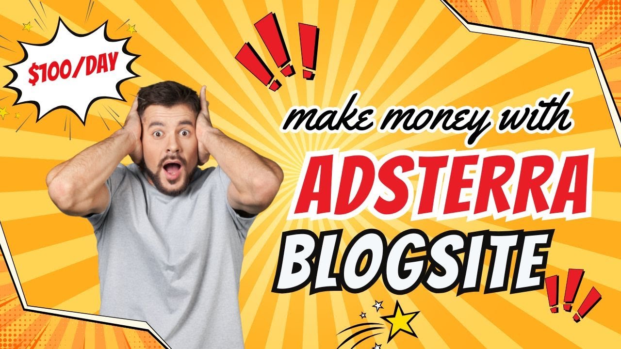 How to make money with Adsterra ads - YouTube