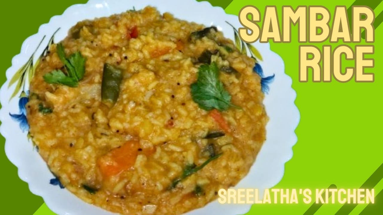 # Sambar Rice # సాంబార్ అన్నం నీ ఇలా చేసారంటే 10 నిమిషాల్లో సులభంగా ...