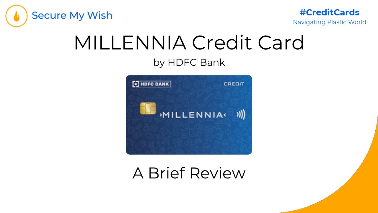 HDFC Bank Millennia Credit Card - A Quick Review - YouTube