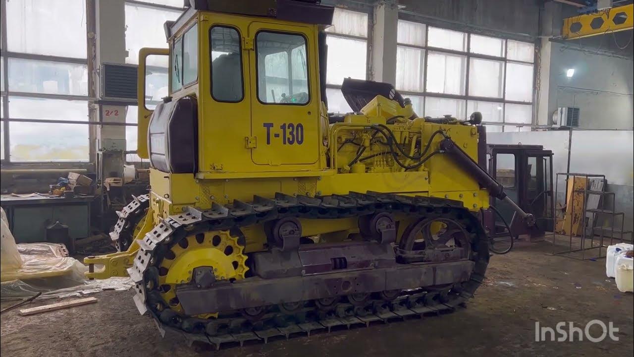 4K Трактор ЧТЗ Т130 Т170 переоборудовали на стартер с подогревателем ...
