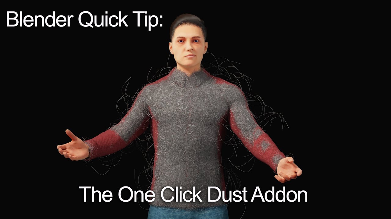 Blender Quick Tip: The One Click Dust Addon - YouTube