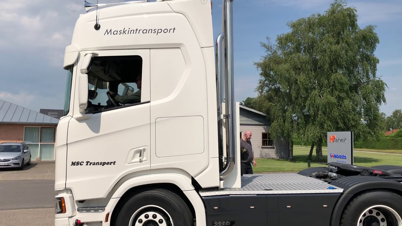 Den nye Scania R650 til MSC Transport! - YouTube