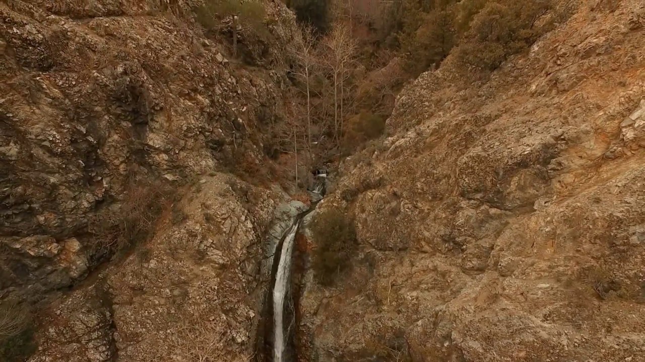 Millomeri waterfall at Troodos mountains Cyprus - YouTube