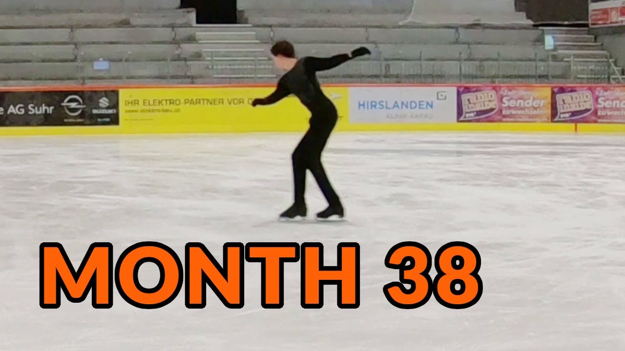 Month 38 Progress - Adult Figure Skating Journey - YouTube