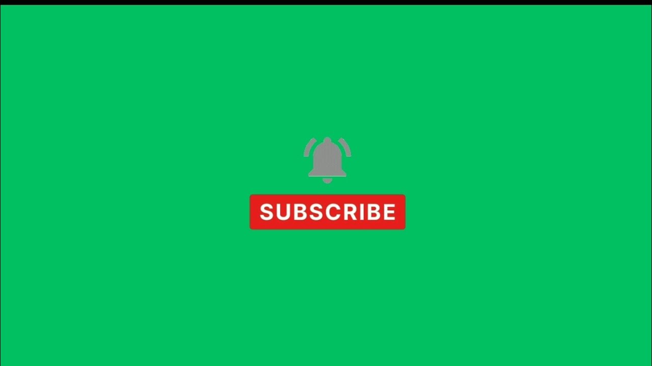 Green Screen Subscribe Button / Green Screen / Subscribe - YouTube